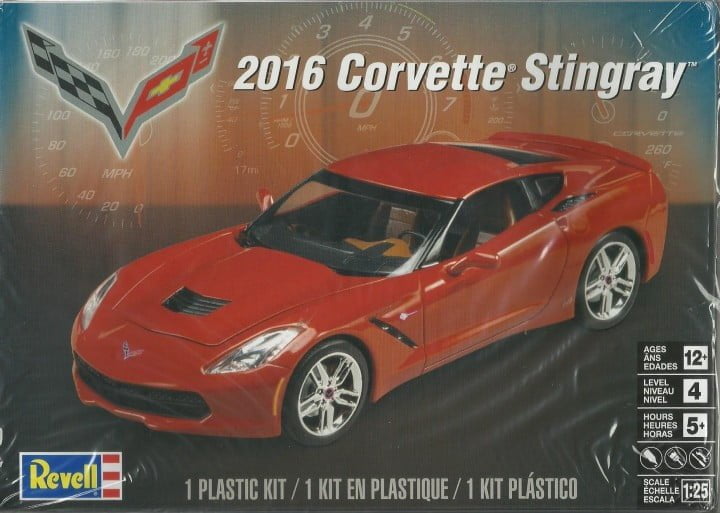Revell 85-4425 1/25 2016 Corvette Stingray model kit – The Dartford ...