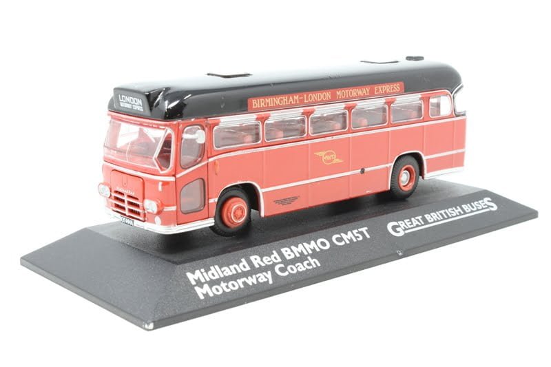 Atlas Editions 4655112 1/76 Great British Buses Midland Red BMMO CM5T ...