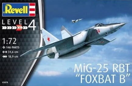 Revell 03878 MiG-25 RBT “Foxbat B” – The Model Corner