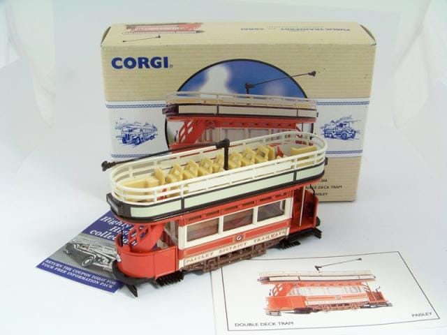 Corgi Classic Public Transport 97266 Double Deck Tram – Paisley – The ...