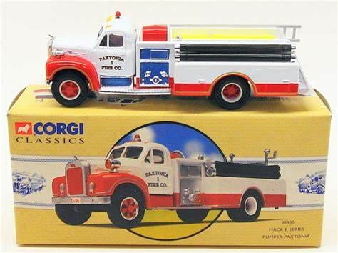 Corgi 98486 Mack B Series Pumper Paxtonia – The Dartford Diecast