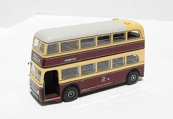 Corgi OM45707 AEC Q Double Deck Bus Cardiff Corporation Transport ...