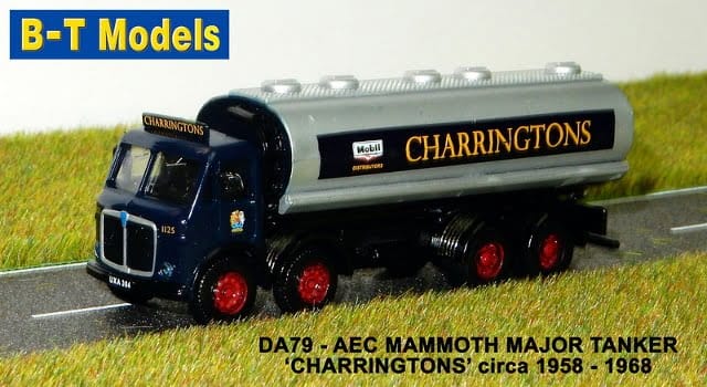 BT Models DA79 AEC Mammoth Major Tanker Charringtons Circa 1958 to 1968 ...