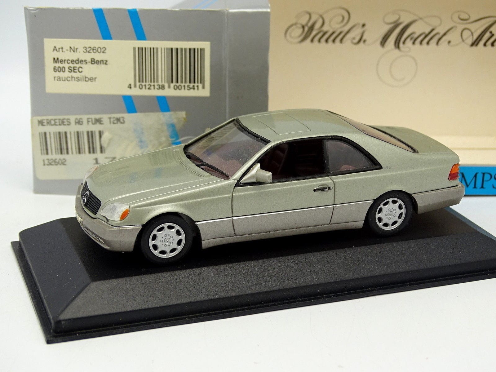 Minichamps 32602 1/43 Mercedes Benz 600 SEC Preloved – The Dartford ...