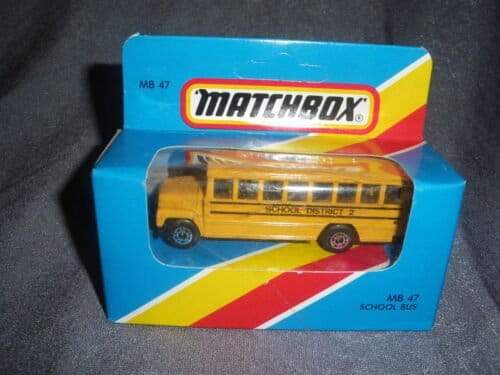 Matchbox 1/64 MB47 School Bus – The Dartford Model Corner