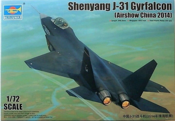 Trumpeter 01666 Shenyang J-31 Gyrfalcon (Airshow China 2014) – The ...