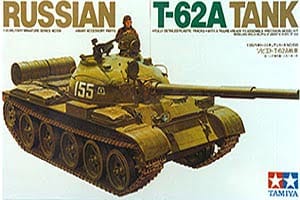 Tamiya 35108 Russian T-62A Tank – The Dartford Model Diecast Corner