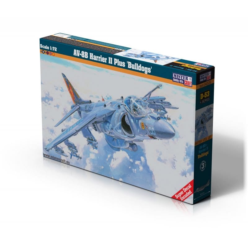 Mistercraft D-53 1/72 AV-8B HARRIER II PLUS BULLDOGS – The Dartford ...