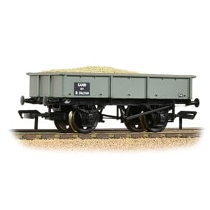 Bachmann 37-354D OO Gauge BR 13 Ton Steel Sand Tipper BR Grey with Load ...