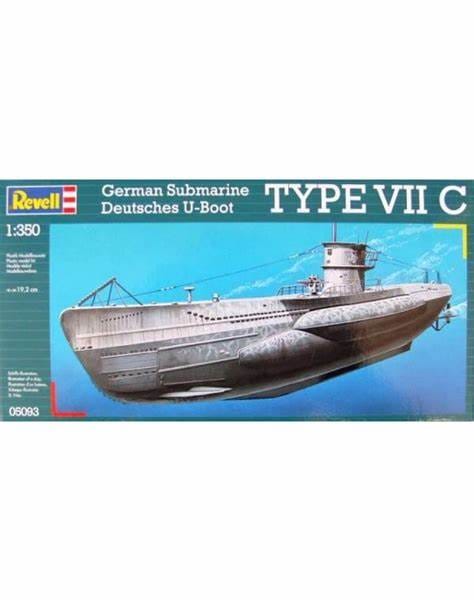 Revell 05093 1/350 German Submarine Type VII C – The Dartford Model ...