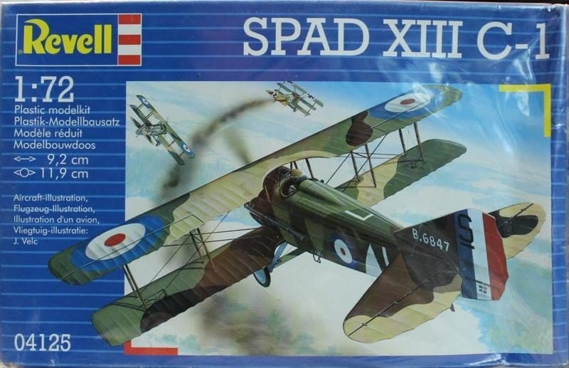 Revell 04125 1/72 Spad XIII C-1 – The Dartford Model Diecast Corner