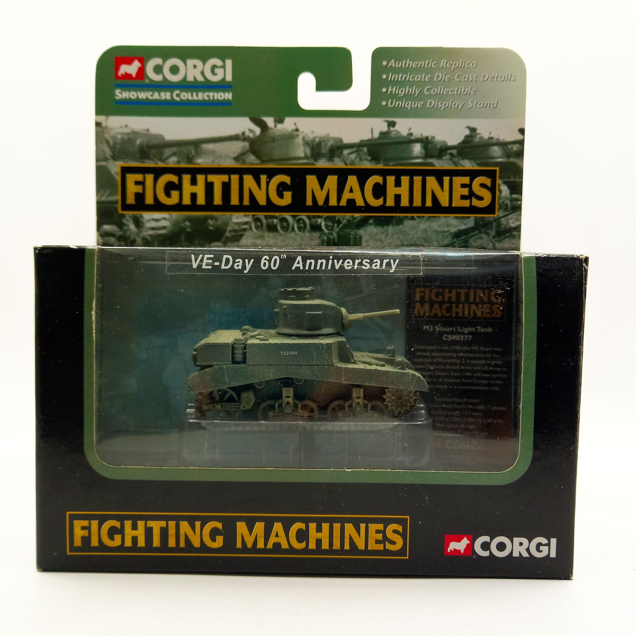 Corgi Showcase Collection CS90377 M3 Stuart Light Tank – The Dartford ...