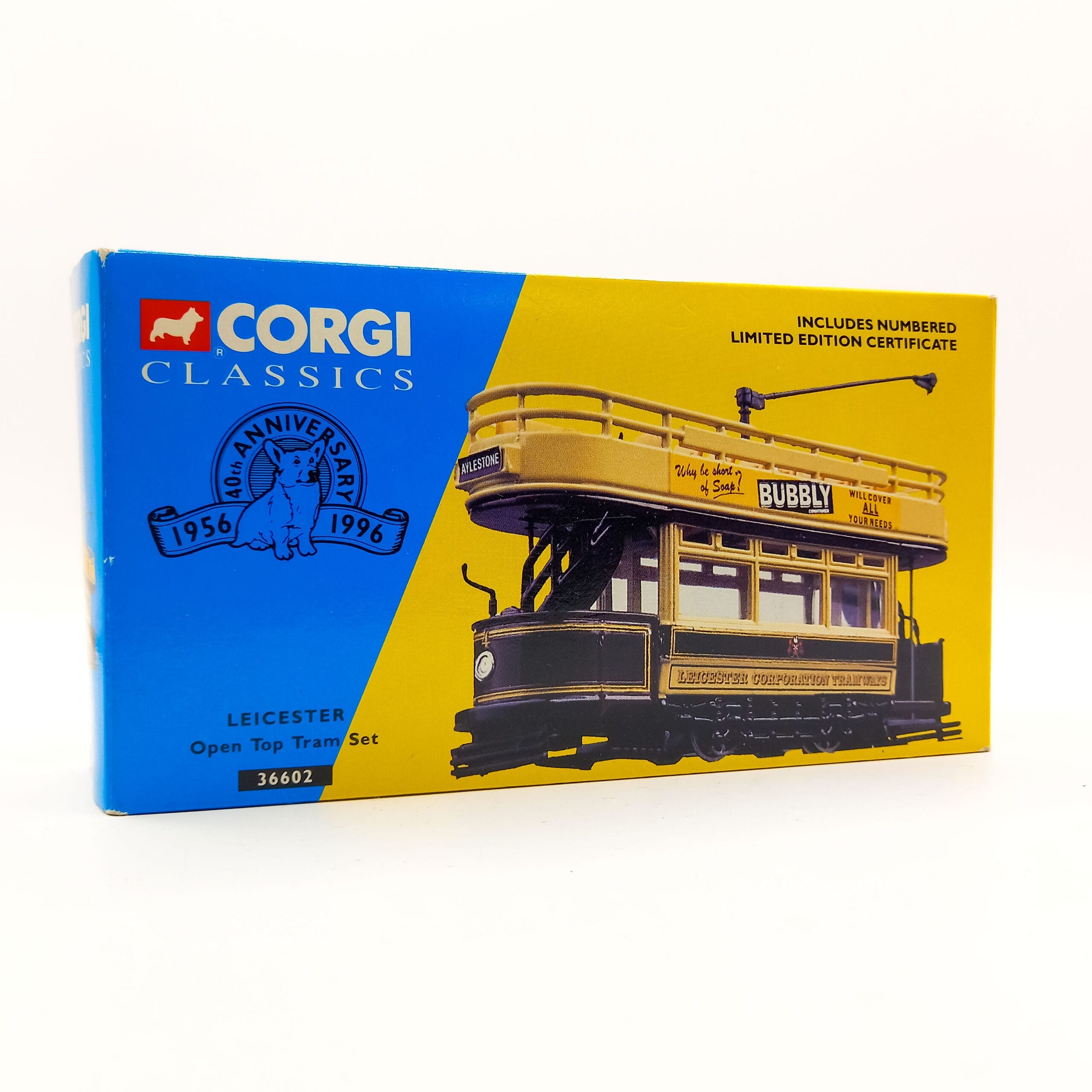 Corgi Classics 36602 1/76 Leicester Open Top Tram Set – The Dartford ...