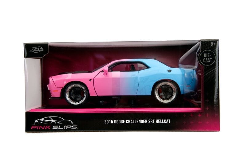 Jada 35064 1/24 2015 Dodge Challenger SRT Hellcat -Pink/Light Blue ...