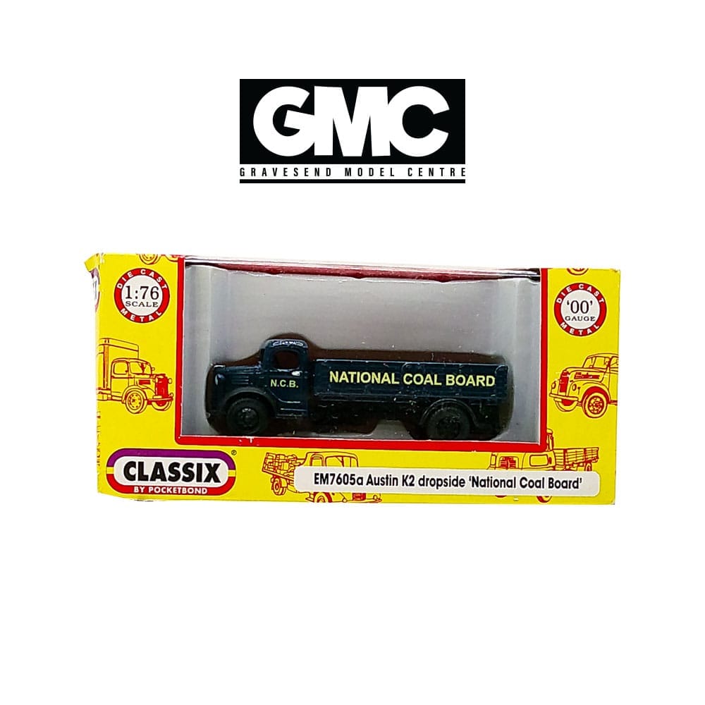 Pocketbond “Classix” EM7605a 1/76 Austin K2 Dropside “National Coal ...