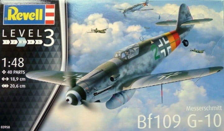Revell 03958 1/48 Me109 G10 – The Dartford Model Corner