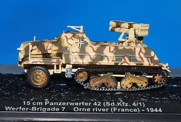 Atlas Ed 15cm Panzerwerfer 42 (Sd. Kfz. 4/1) Werfer-Brigade 7 Orne ...