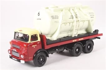 Corgi CC11606 Albion Reiver Platform Lorry & Tank Container Load ...