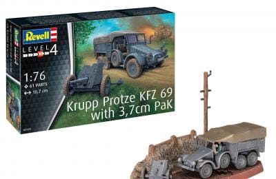 Revell 03344 1/76 Krupp Protze KFZ69 with 37mm Pak – The Dartford Model ...