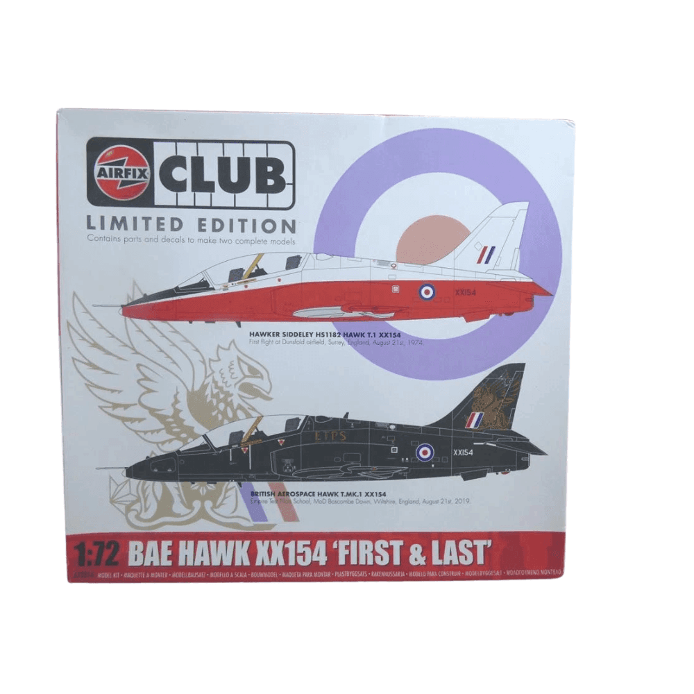 Airfix A73014 1/72 BAE hawk XX154 First & Last – The Dartford Model Corner