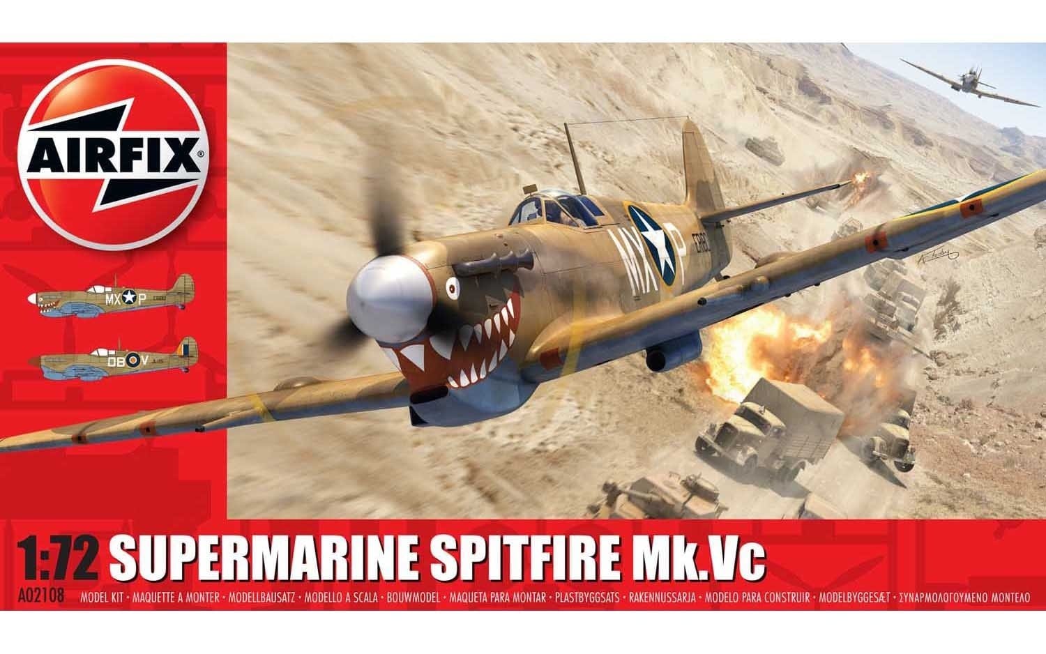 Airfix A02108 1/72 Supermarine Spitfire Mk.Vc – The Dartford Model Corner