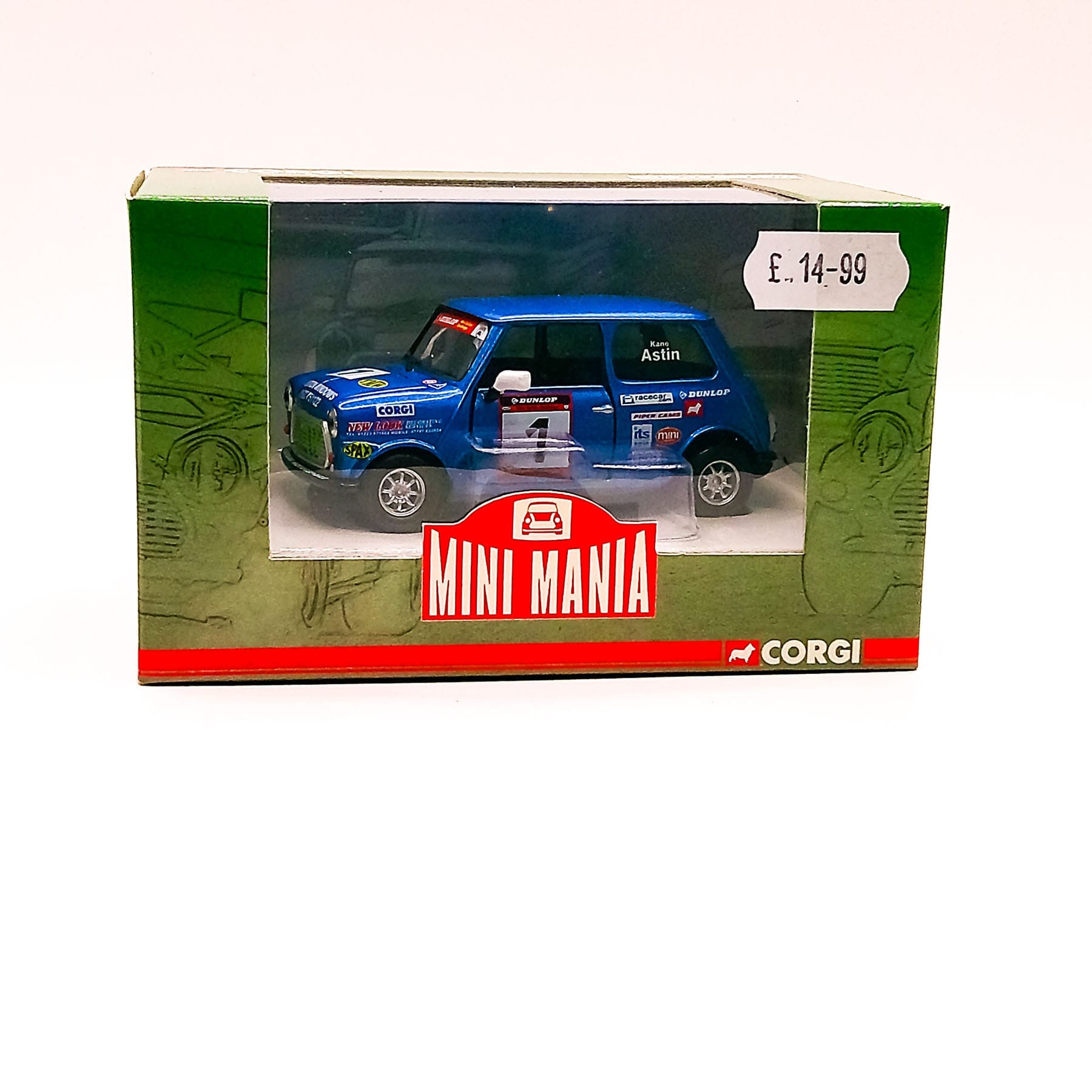CORGI CC82270 MINI 7 Racing 1/43 KANE ASTIN MINI – The Dartford Diecast