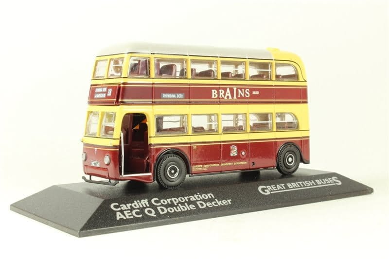 Atlas Editions 4655107 1/76 Great British Buses Cardiff Corporation AEC ...