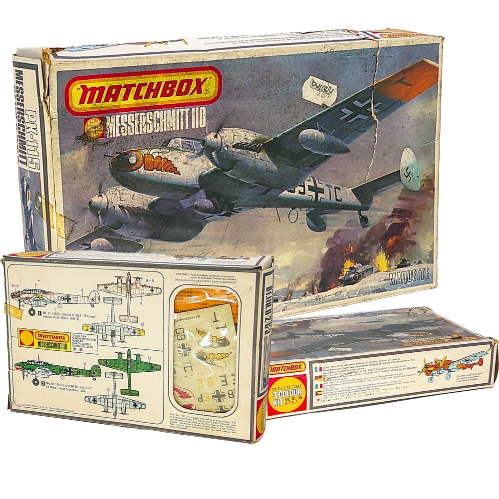 Matchbox MK115 1/72 Me110 – The Dartford Model Corner