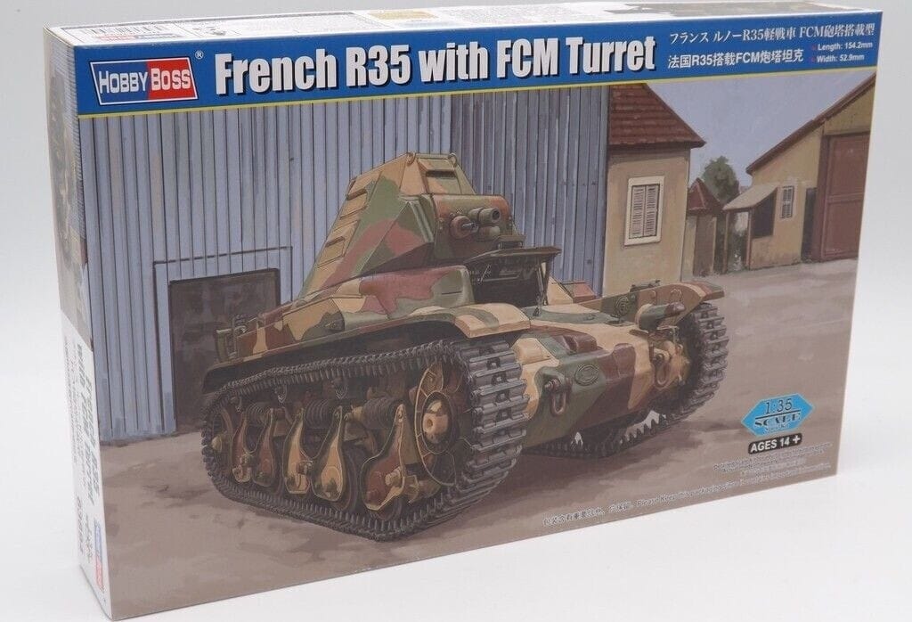 Hobbyboss 83894 1/35 French R35 with FCM Turret – The Dartford Model Corner